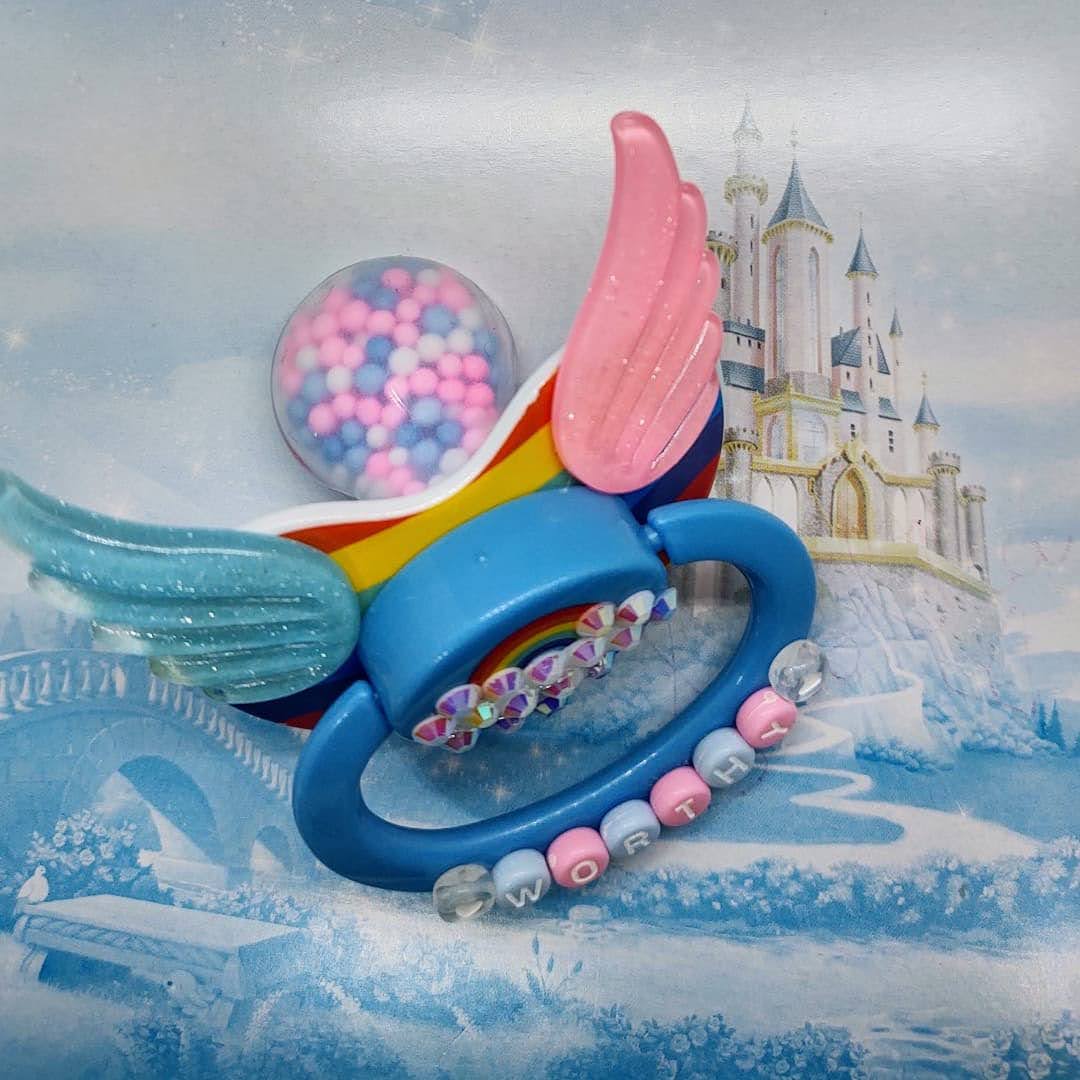 You Are Worthy Transgender Pride Filled Adult Pacifier | Wicked Lullaby